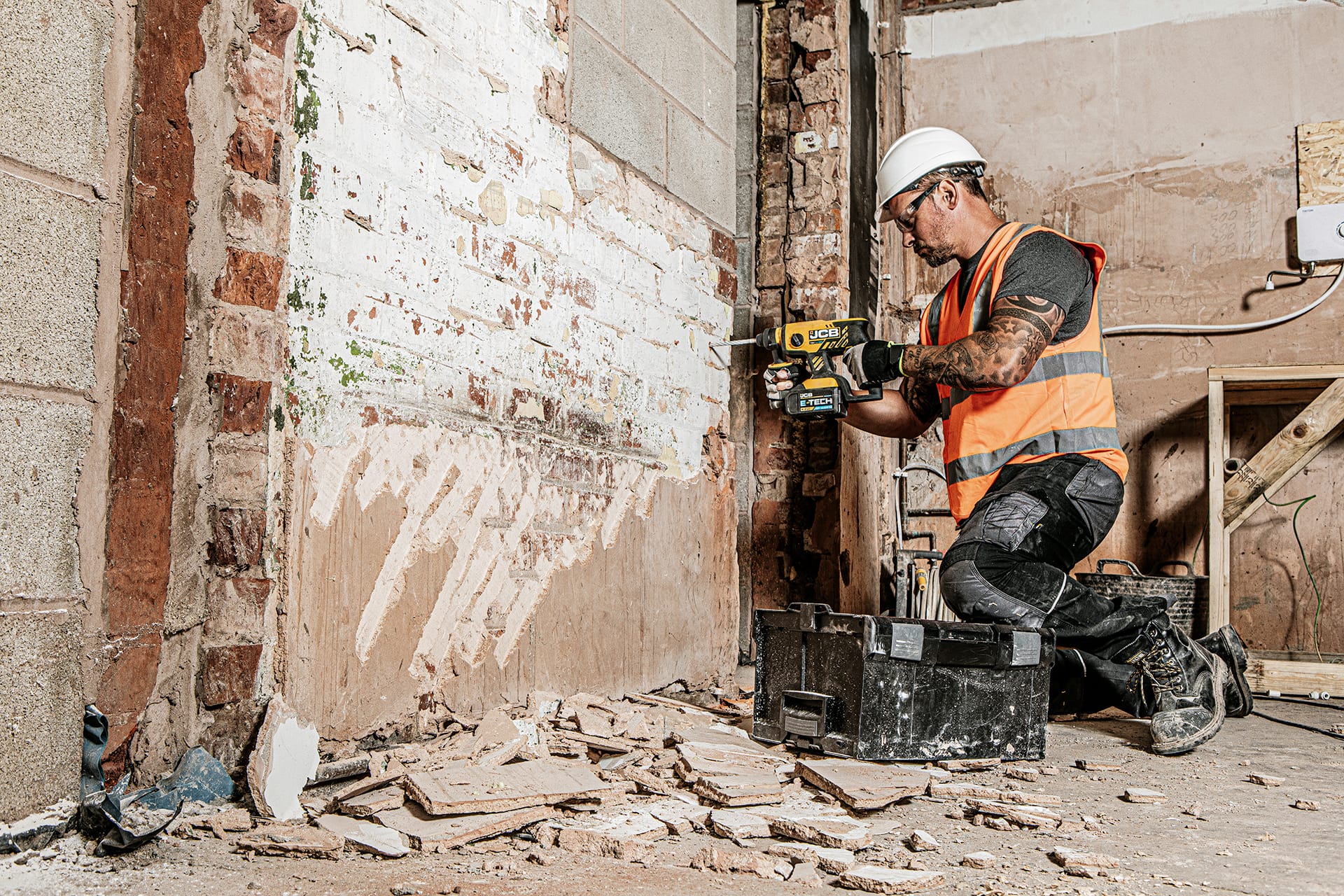 Commercial Product Photography for JCB Tools - Carlton Photography